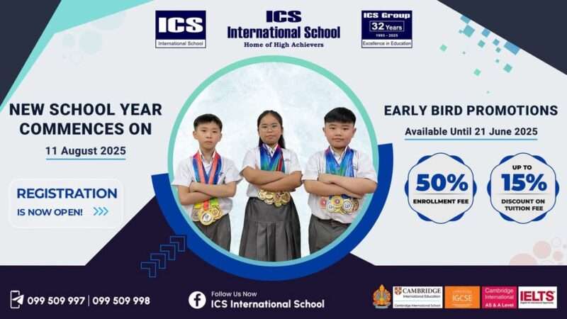 ICS International School Offers Early Bird Promotions for the 2025 ...